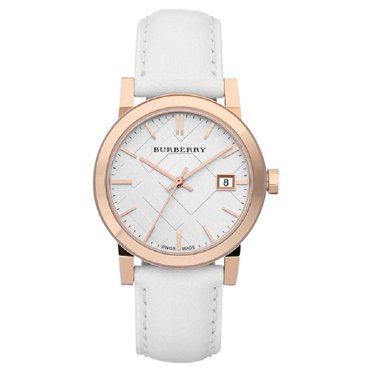 Burberry Unisex Classic Checked Stainless Steel Analog Quartz 38mm ...