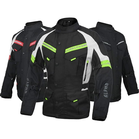 ALPHA CYCLE GEAR 2021 Adventure & Touring Motorcycle Jacket For Men ...