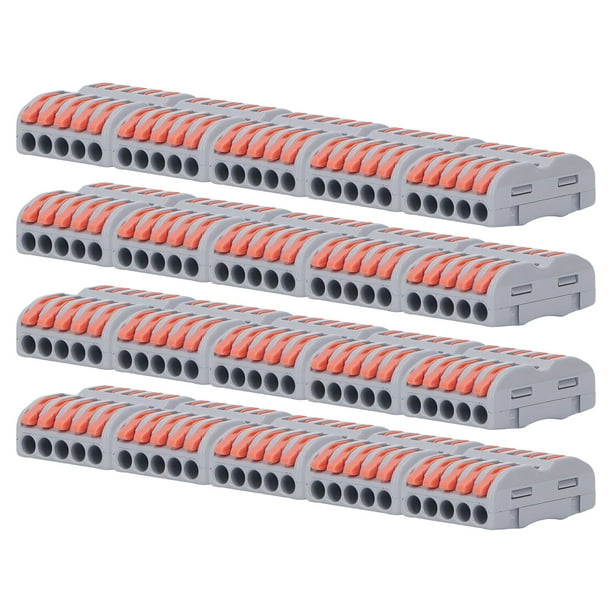 Conector de cable de bloque de terminales, 20 piezas SPL Cable rápido Conector de bloque de ...