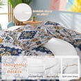 Bohemian Floral Twin Duvet Cover Set, Vintage Boho Ethnic Tribal Flower ...