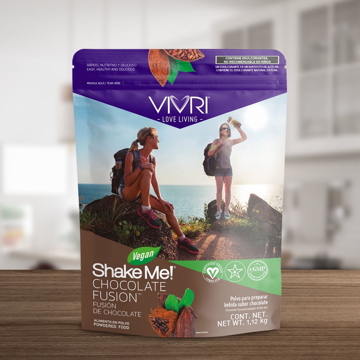 VIVRI Shake Me sabor Chocolate Vegano VIVRI VIVRI | Bodega Aurrera en línea