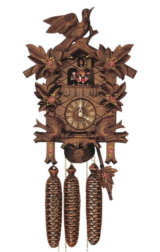 Cuckoo Clock Feeding Birds, Nest - Walmart.com