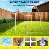 Rainproof Portable Paint Booth 10X10X9FT Spray Booth with 4pcs Mesh ...