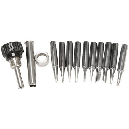 11PC/Lot 900M-T Soldering Iron Tips Welding Tip 900M-T-I/B/K/1.2D/1.6D ...