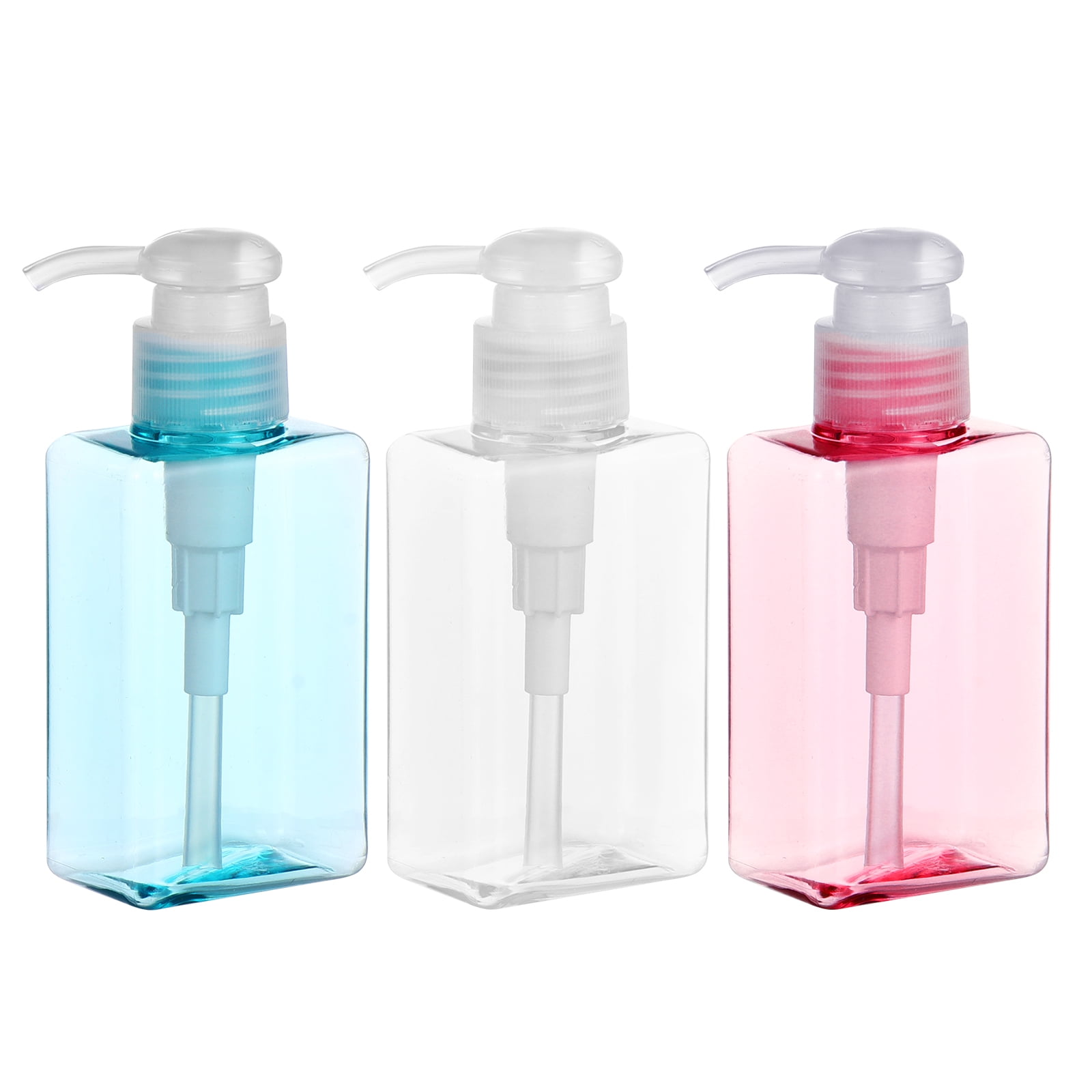 3pcs 100ml Hand Sanitizer Dispenser Empty Bottle Refillable Plastic ...