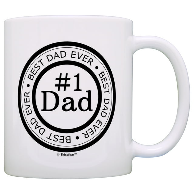 ThisWear Father's Day Gift Best Dad Ever Number 1 Dad Gift Ideas ...