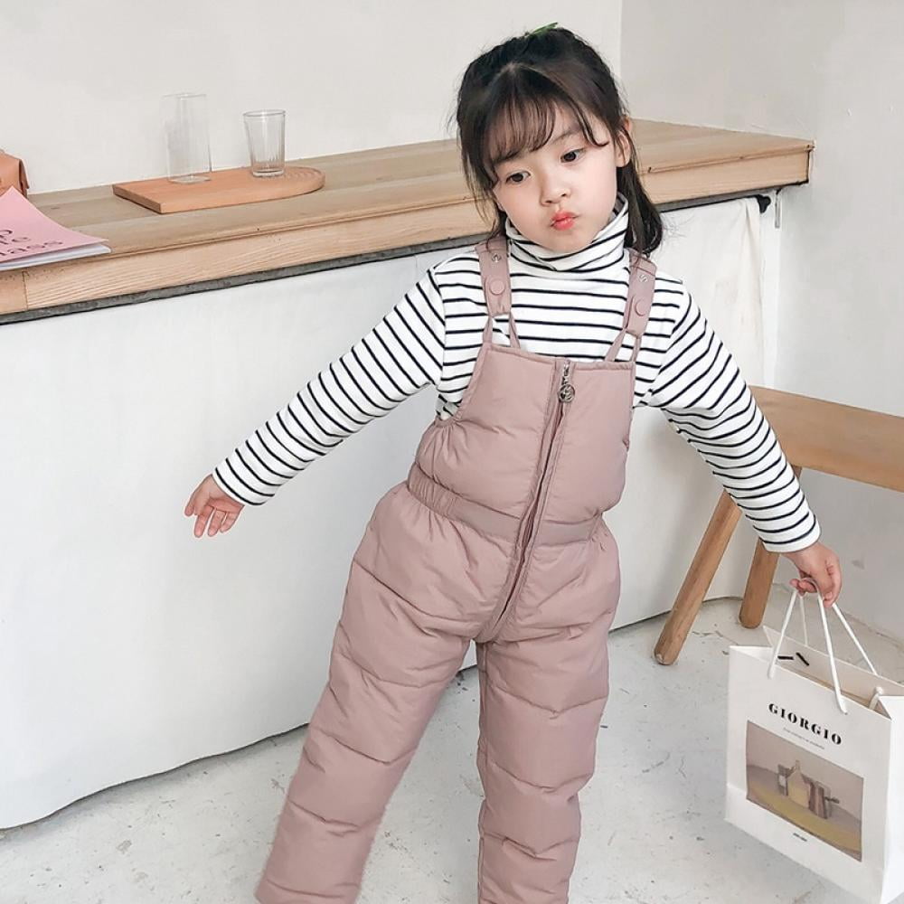 Esho Baby Boys Girls Winter Down Snow Pants Overalls Snowsuit, 6M-4T ...