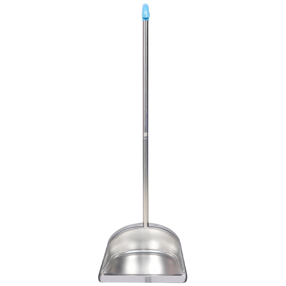 MasteelfCA Stand up Dustpan Room Cleaning Shovel Stainless Steel Long ...