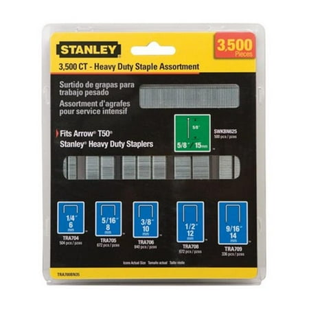 Stanley TRA700BN35 3500 Piece Assortment Heavy Duty Staple - Walmart.ca