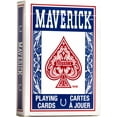 MAVERICK Playing Cards, Standard Index, Plastic Coated, Poker Size, 12 ...
