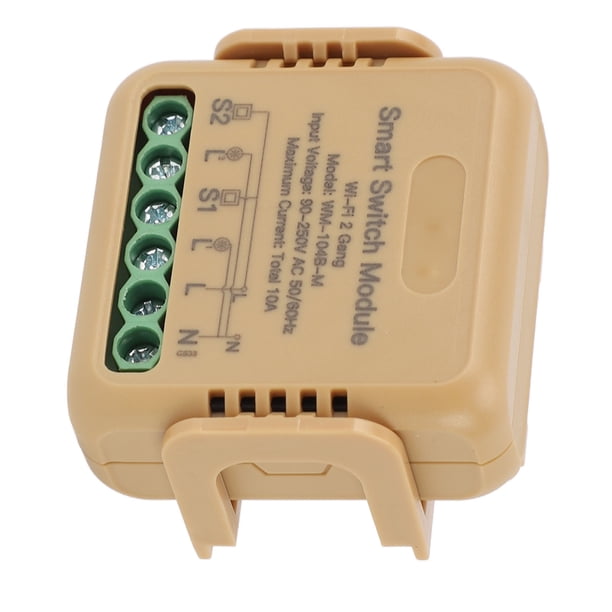Relay 2 Way Wifi Smart Relay Switch For Tuya App Remote Voice Control ...