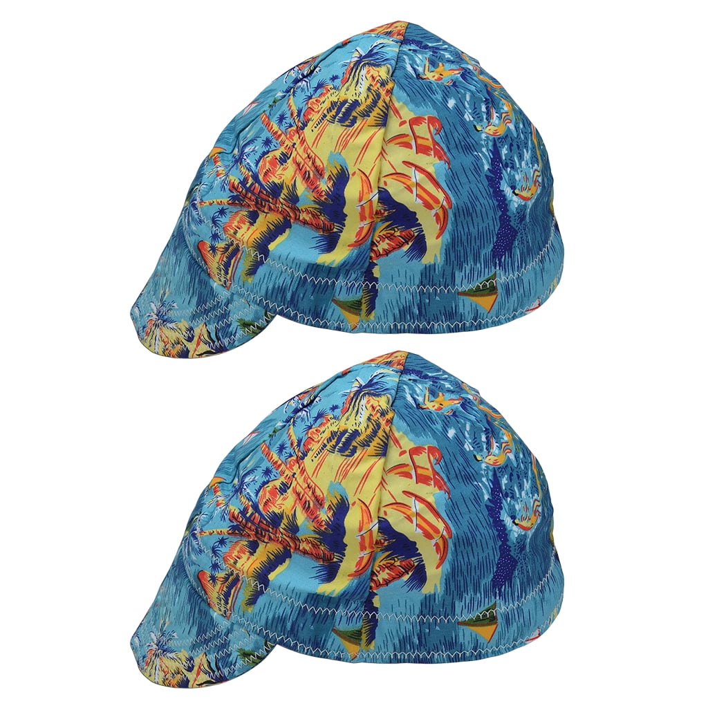 2 Pack Elastic Welding Hat Welder Head Protection, Flame Retardant for ...