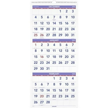 At-A-Glance 3-Month Wall Calendar - Walmart.com