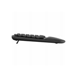 Logitech Wave Wireless Ergonomic Keyboard, Cushioned Palm Rest ...