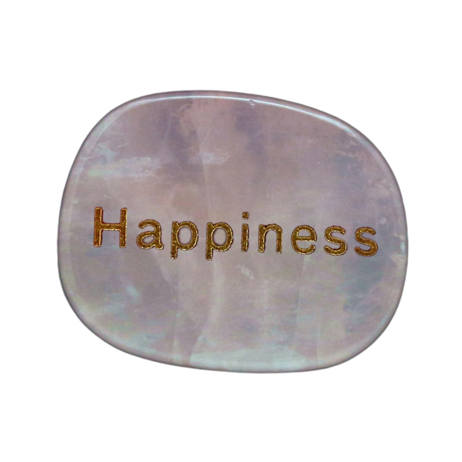 Small Engraved Stones, Palm Stones with Words Exquisite Flat Oval ...