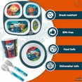 Octonauts 5 Pcs Mealtime Divided Plate Feeding Set for Kids - Explorer ...