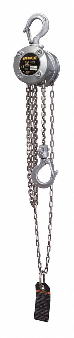 Harrington Mini Chain Hoist,1000 lb.,10 ft. Lift CX005-10 - Walmart.com