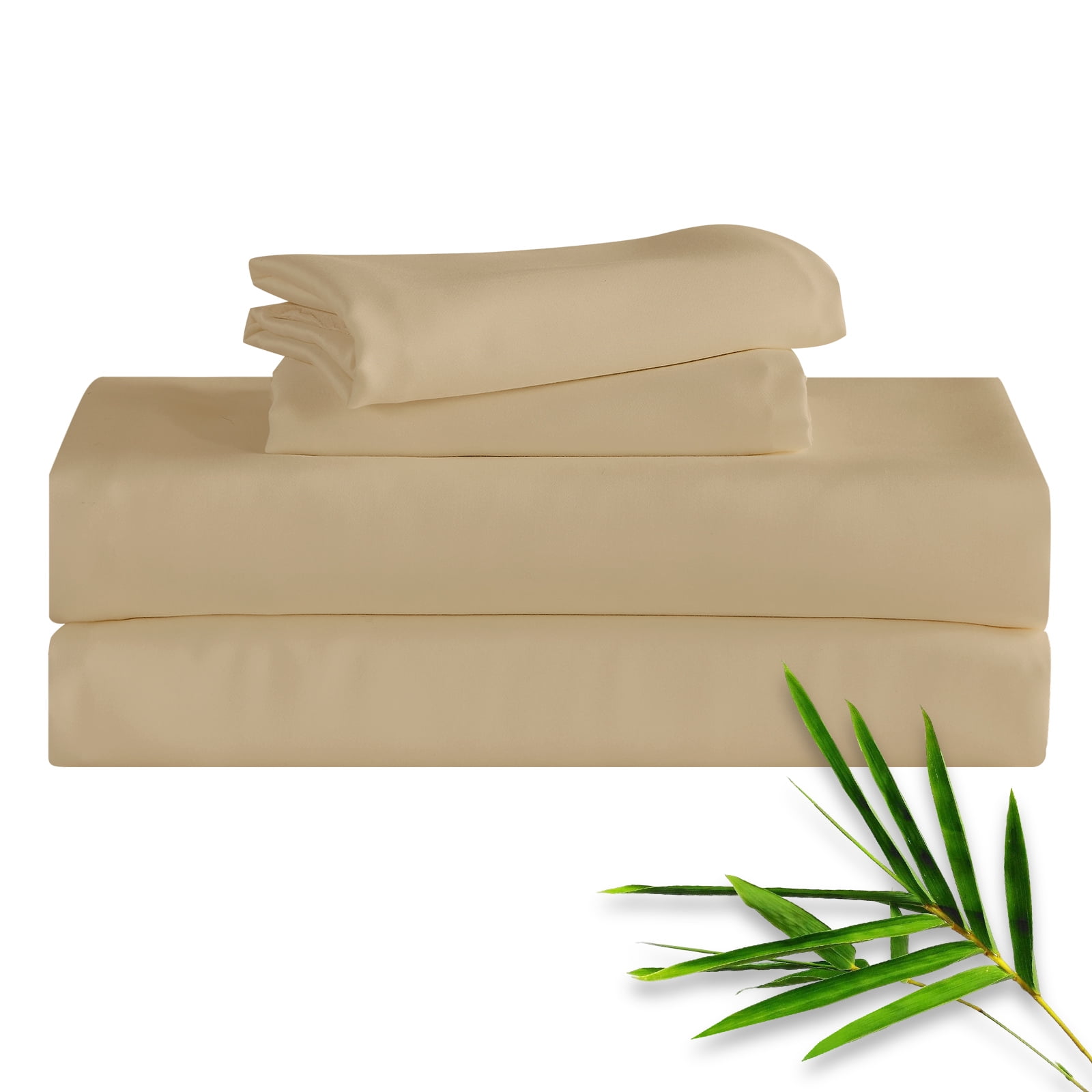 Click here for Hitime 4pc Bamboo Queen Sheet Set  Deep Pocket Fit... prices