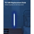 6 Pack FSL BL T8 F10W Bug Zapper Replacement Bulb for 20W Bug Zapper ...