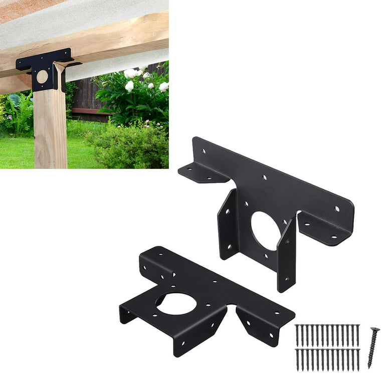 DIY Pergola Gazebo Brackets Pergola Bracket Kit 4x4, 2-Pack Heavy Duty ...