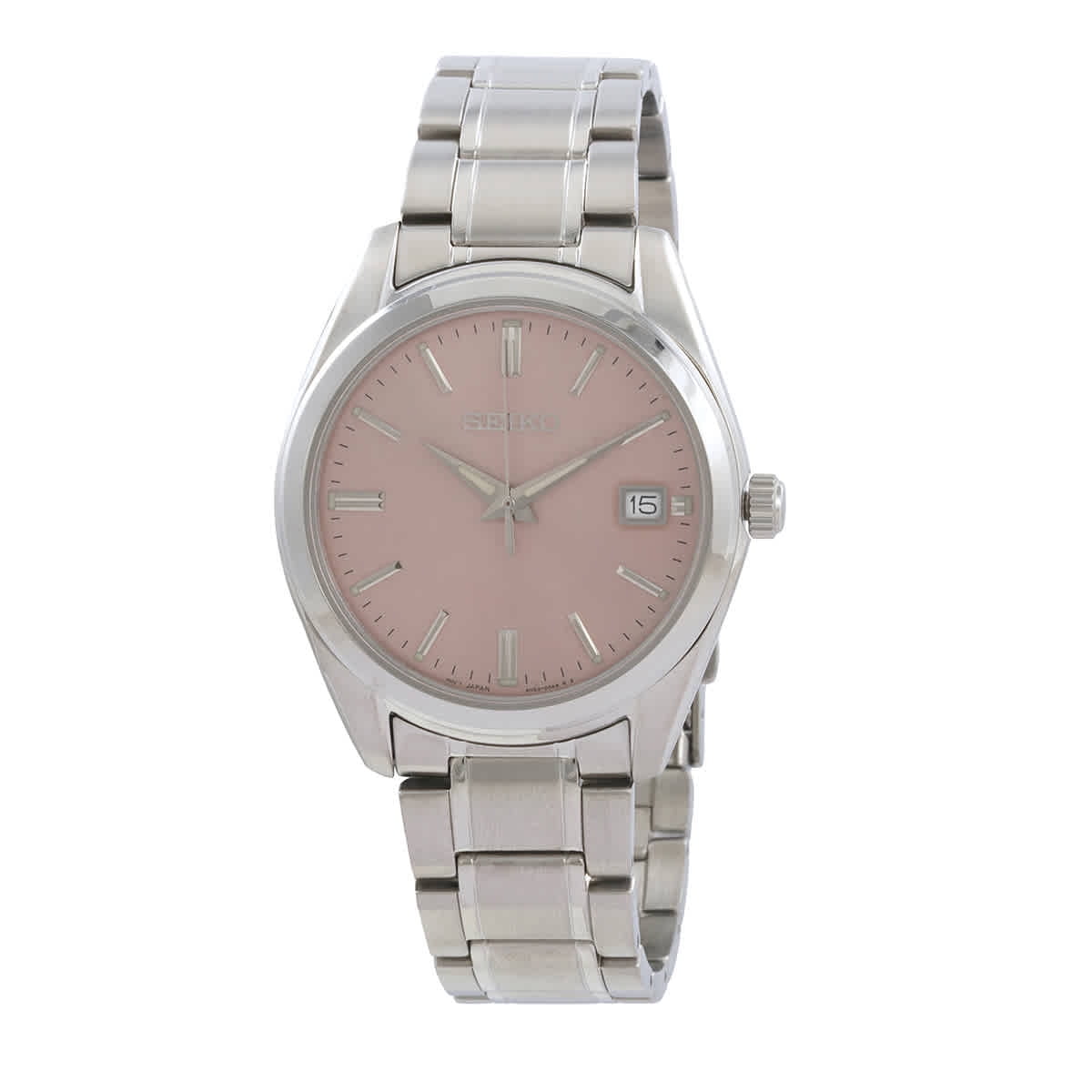 Seiko Quartz Pink Dial Men's Watch SUR523 - Walmart.com