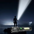 Rechargeable LED Flashlight High Lumens Super Bright Zoomable Long ...