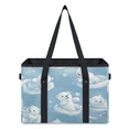 ADECORIVY Polar Bear Reusable Grocery Bags, Foldable Reusable Shopping ...