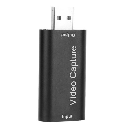 Portable Black Capture Card, USB Video Capture, USB2.0 Mini For PC ...