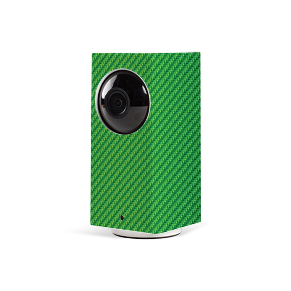 Skin Decal Wrap Compatible With Wyze Cam Pan Sticker Design Lime Carbon ...