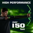 Zing Air Storm Z-tek Bow - Green: High-Powered Outdoor Archery Set for ...