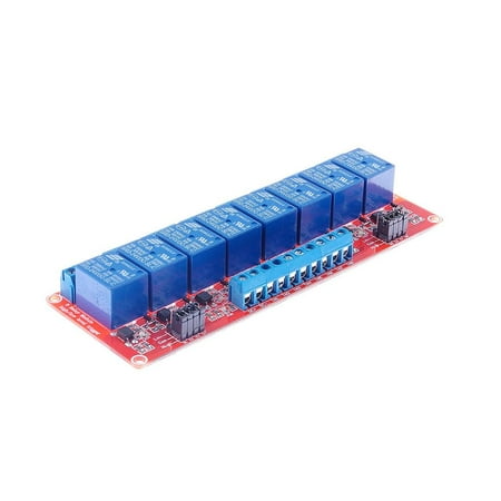 24V 8-Channel Relay Module with Optocoupler H/L Level for | Walmart Canada