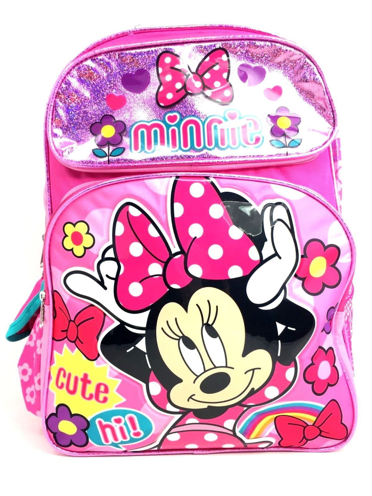 Disney Minnie Mouse Cute Large 16in School Backpack - Walmart.com