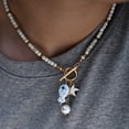 Handmade Ceramic Sea Creature Necklace With Vibrant Beaded Design ...
