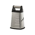 Kitchenaid Stainless Steel Box Grater in Black Handle, Dishwasher Safe ...