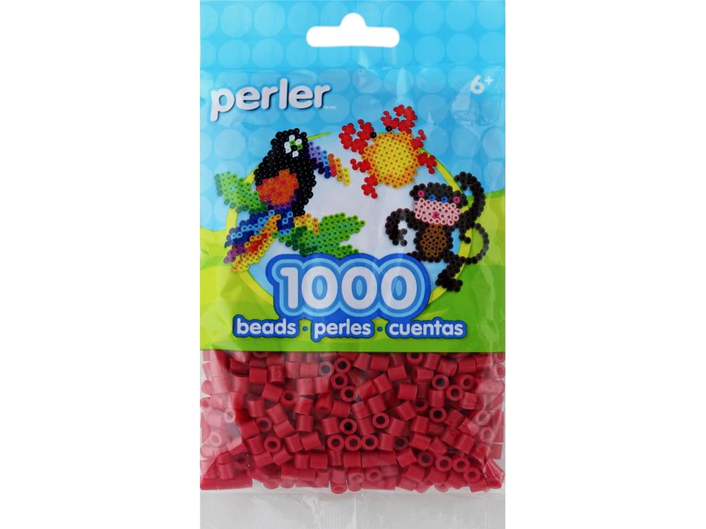 Perler Striped Beads 1,000/Pkg - Cherry - Walmart.com