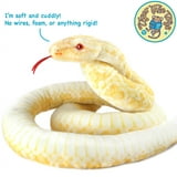 Alba the Albino Burmese Python | 100 Inch Long Stuffed Animal Plush ...