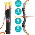 NETNEW Unisex LED Light Up Bow and Arrow Set for Kids: Fun Indoor ...