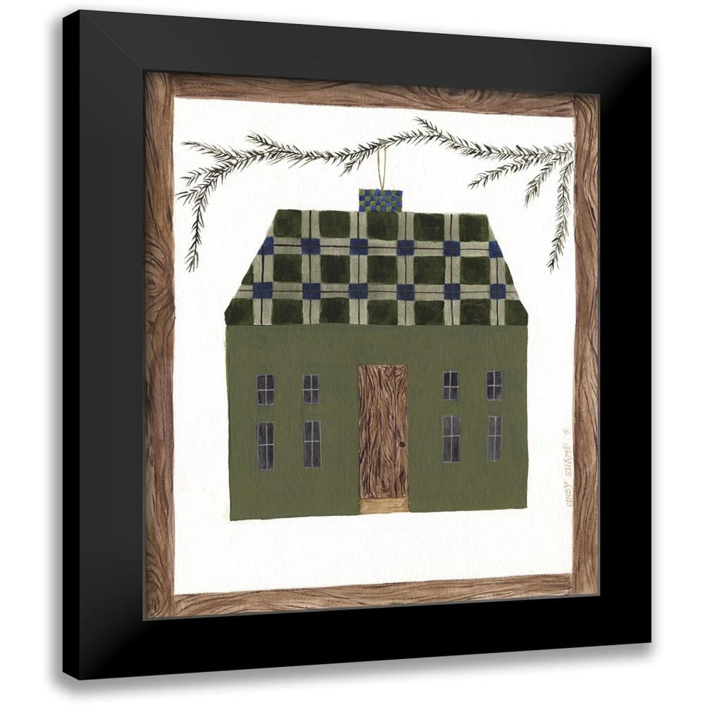 Shamp, Cindy 12x14 Black Modern Framed Museum Art Print Titled - Green ...