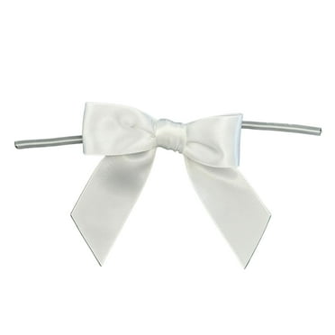 Red & White Pull Bows - 8" Wide, Set of 6, Wedding Pew Bows, Valentine ...