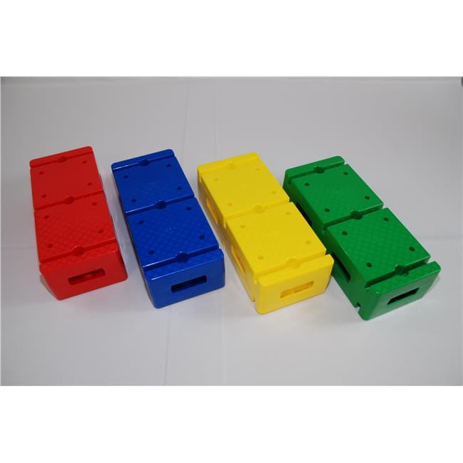 Click here for Otium Designs Giant Steeple Brick  Set Of 4 Multic... prices