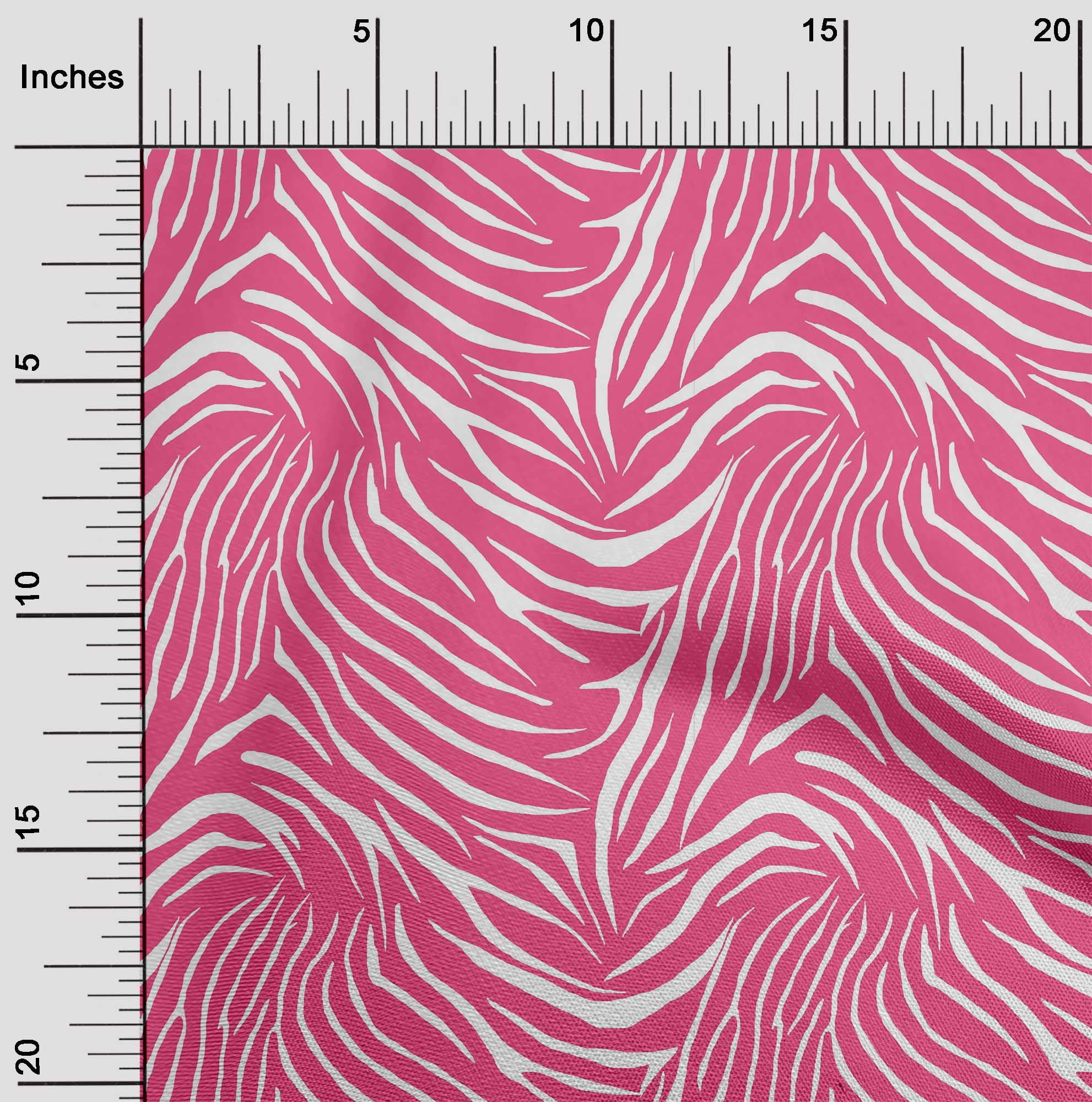 oneOone Viscose Chiffon Dark Pink Fabric Skins Animal Fabric For Sewing ...
