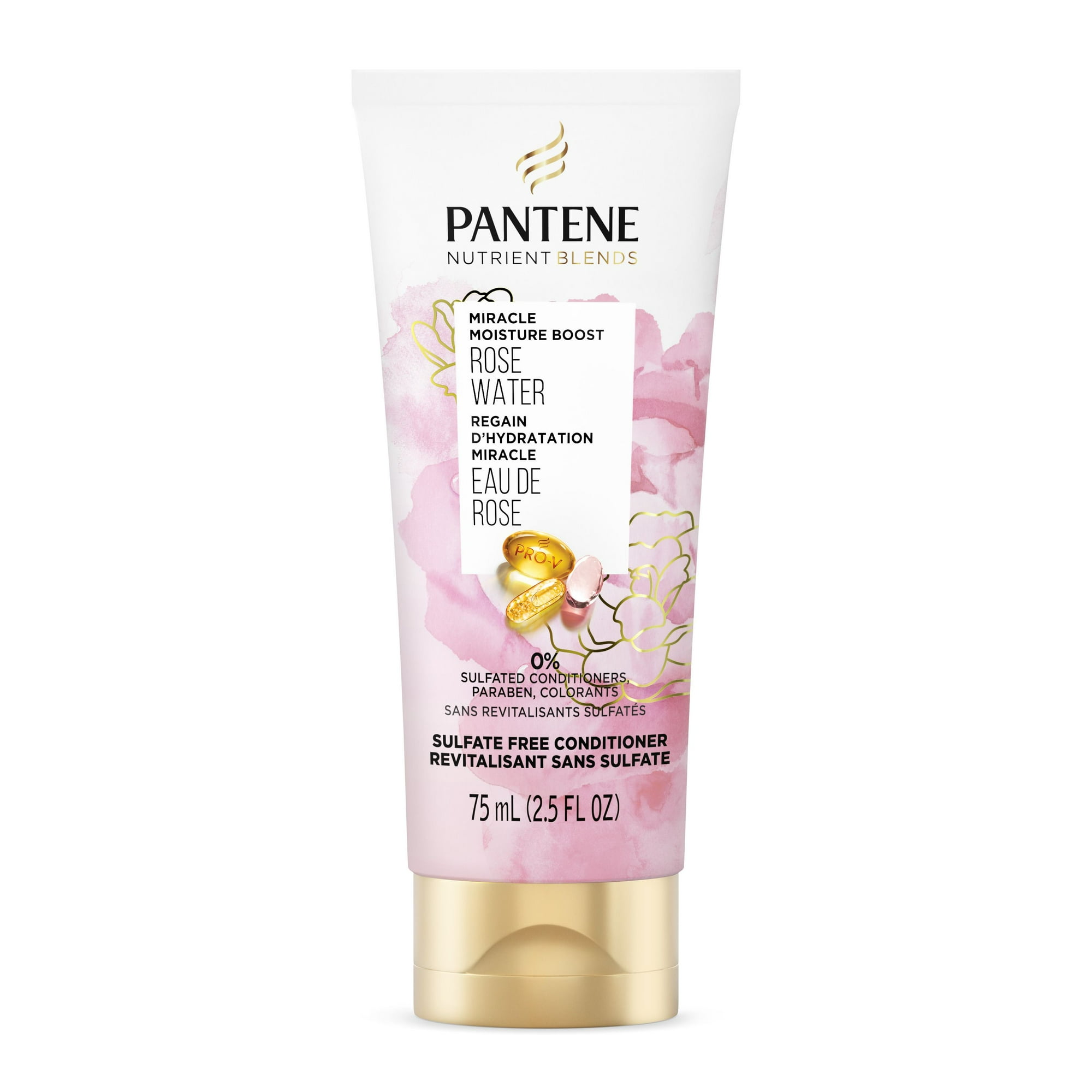 Pantene Nutrient Blends Miracle Moisture Boost Rose Water Sulfate Free Conditioner