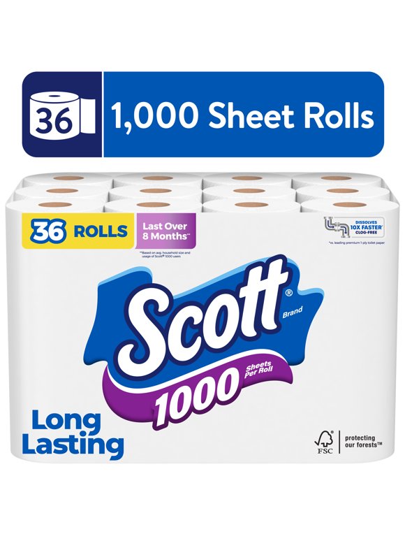 Scott Toilet Paper in Toilet Paper - Walmart.com