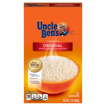Uncle Ben's Original Long Grain Rice, 12 lbs - Premium Quality, Heart ...