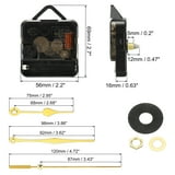 Clock Mechanism Replacement, 1Set Quartz Clock Mechanism Battery ...