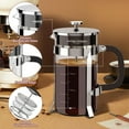 HadinEEon French Press Coffee Maker 34oz Stainless Steel with 4 Filters ...