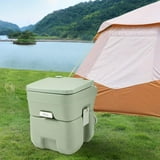 Jaxpety 20L Portable Toilet, Outdoor Commode with Detachable Tank for ...