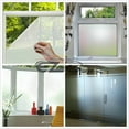 EZAUTOWRAP Frosted Glass Peel And Stick Window Film Home Bedroom ...