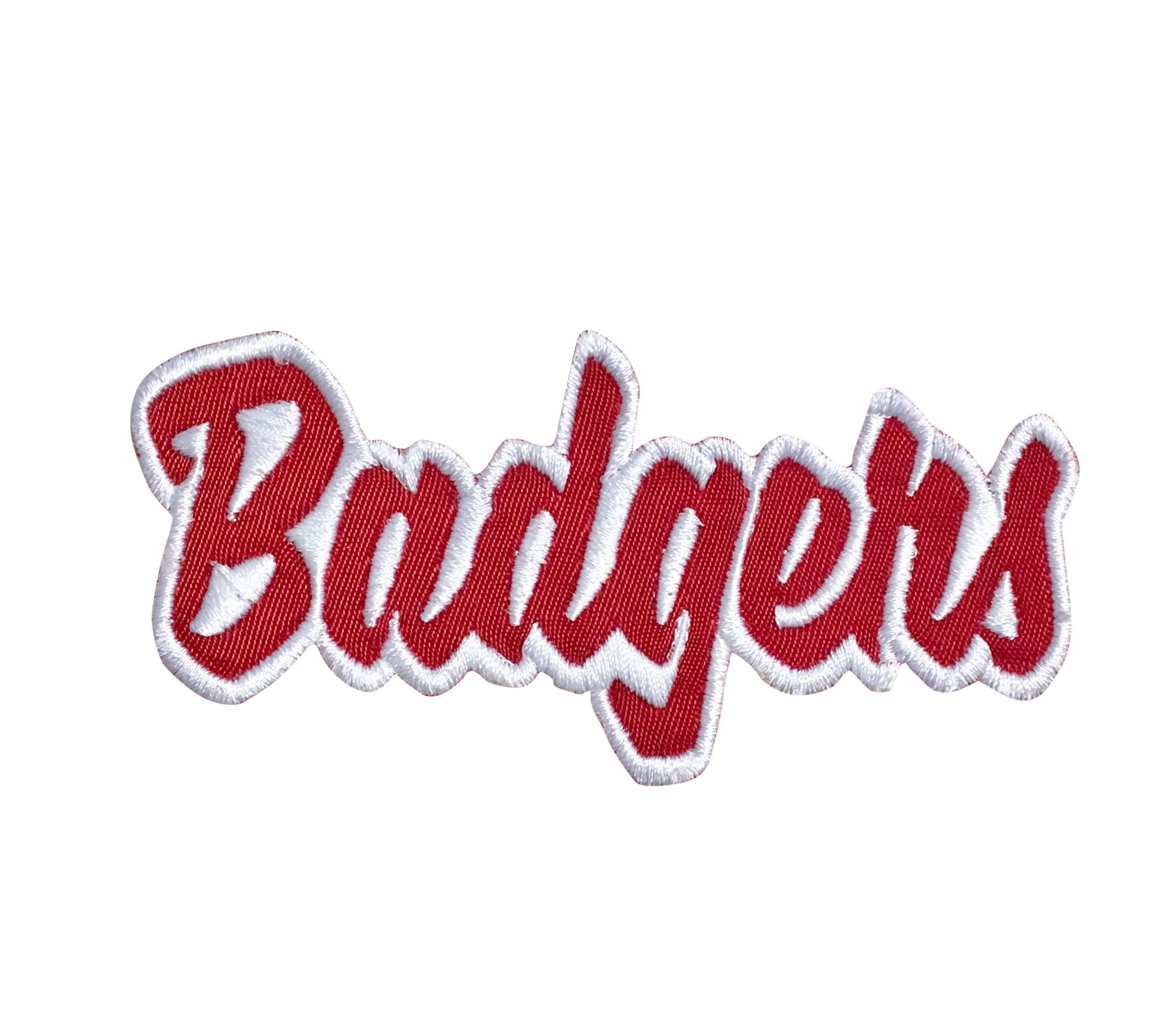 Badgers - Red/White - Team Mascot - Words/Names - Iron on Applique ...