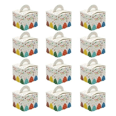 3 Christmas Gift Boxes Candy Cane Christmas Nesting Boxes with Lids in ...